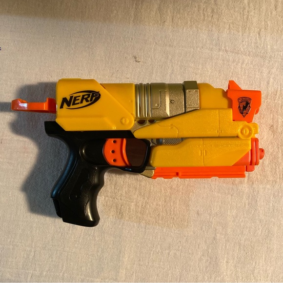 Nerf | Toys | Nerf Nstrike Pull Back Single Shot Blaster Dart Gun Ex3 ...